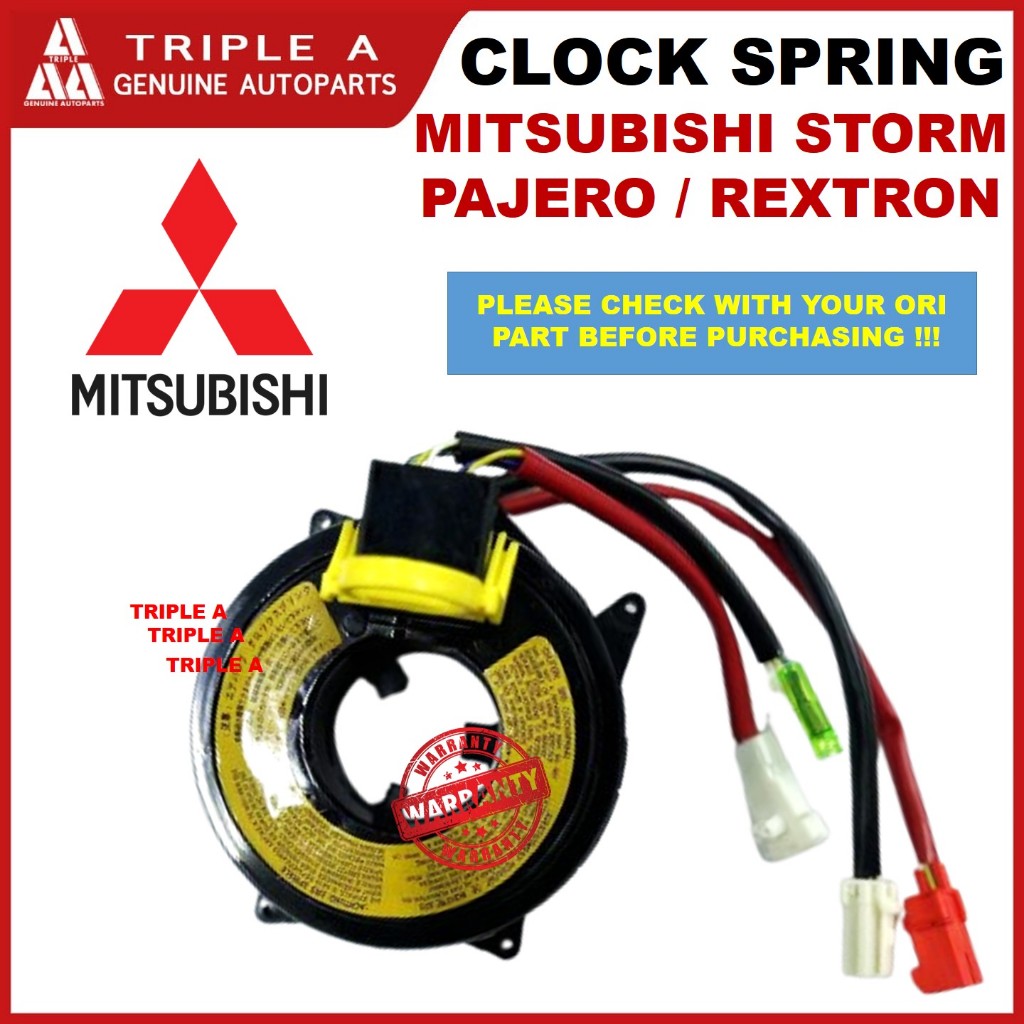 Car Airbag Hairspring Spiral Cable Clock Spring for Mitsubishi PAJERO ...