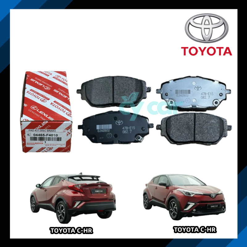 100% ORIGINAL TOYOTA CHR C-HR DISC BRAKE PAD FRONT 04465-F4010 04465 ...
