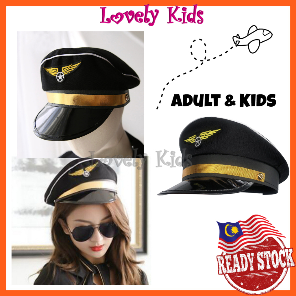 MY[READY STOCK]Lovely Kids Costume Career Occupation Cosplay Captain ...