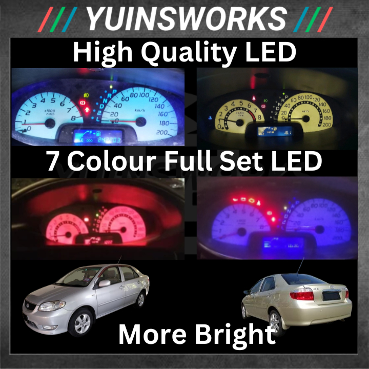 Vios NCP42 High Quality LED 1 Set Meter / Gear Lever / Small Bulb ...