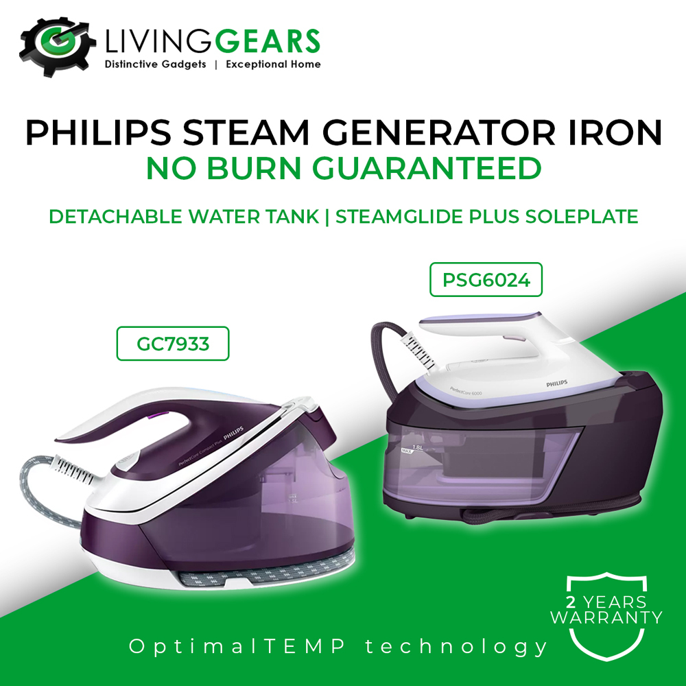 [NEW] Philips PSG6024 / GC7933 Steam Generator Iron No Burn Guarantee ...