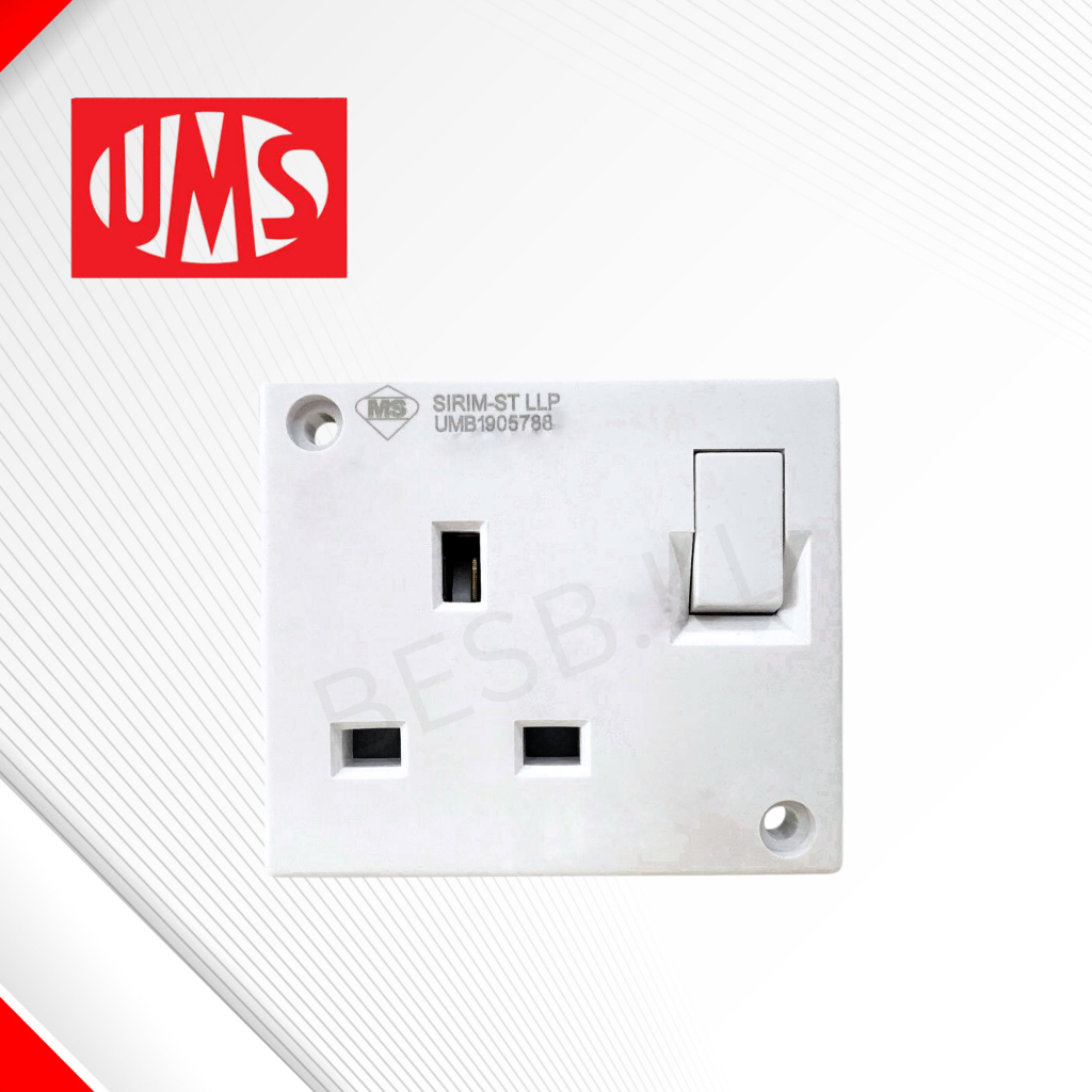 UMS L113 13A Mini Logic 250VAC Switch Socket Outlet Miniature | Shopee ...