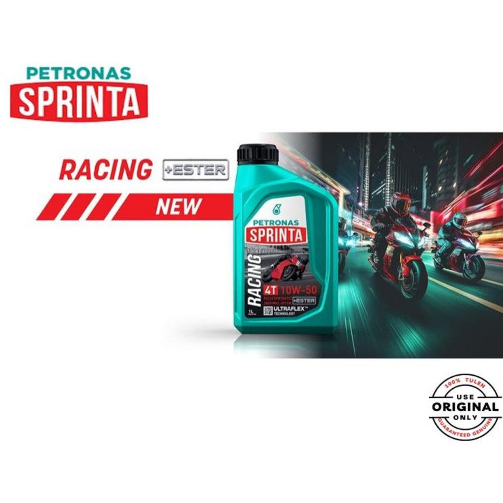 [EM] PETRONAS Sprinta Racing ES 10W-50 Engine Oil Ester Fully Syn ...