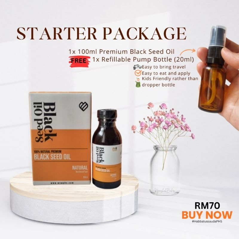 **READY STOK** Pati Habbatussauda PHS Exclusive . Black Seed Oil ...