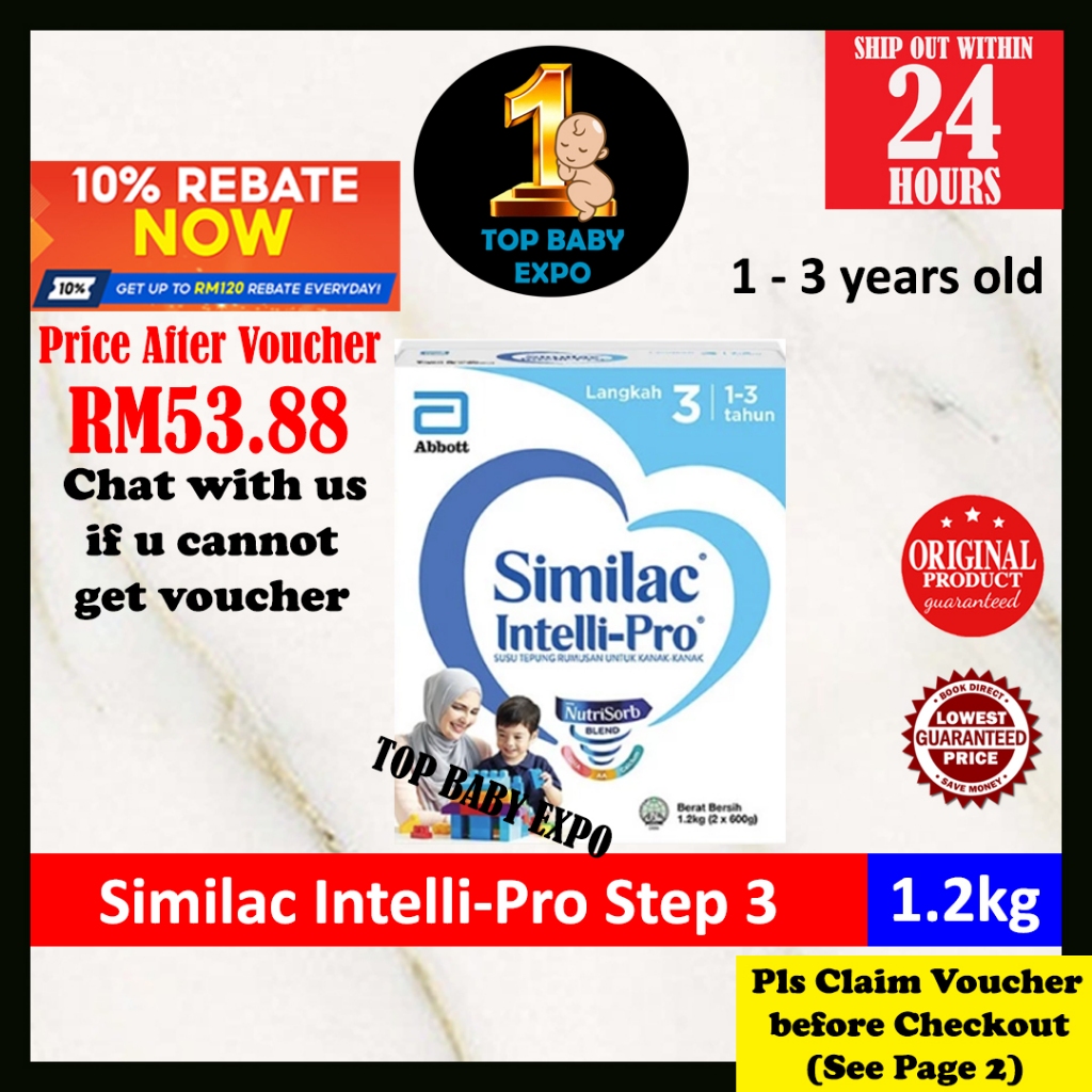 Similac Intelli-Pro Step 3 (1.2kg) Exp: 11/2025 | Shopee Malaysia