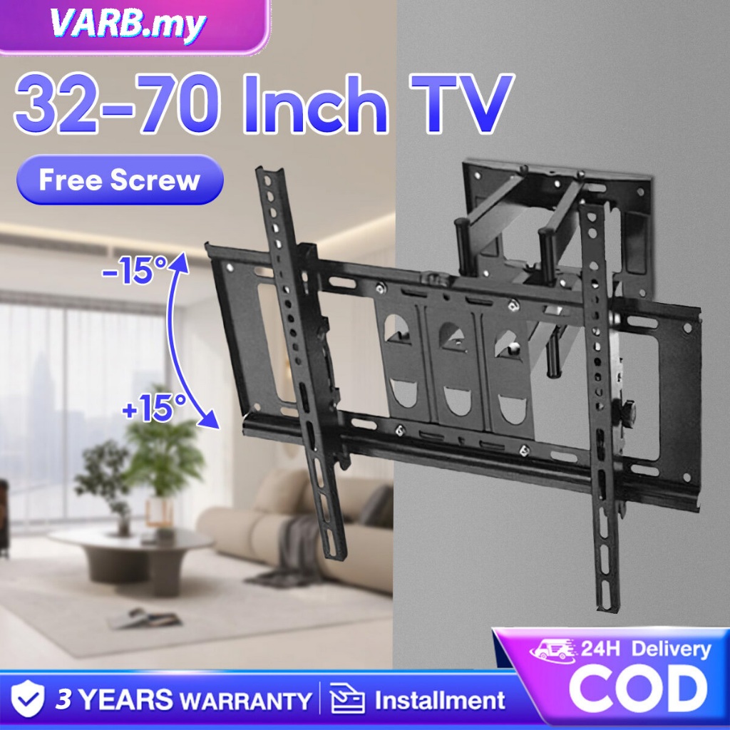TV Wall Bracket Full Metal Motion Adjustable Wall Mount Bracket for TV ...