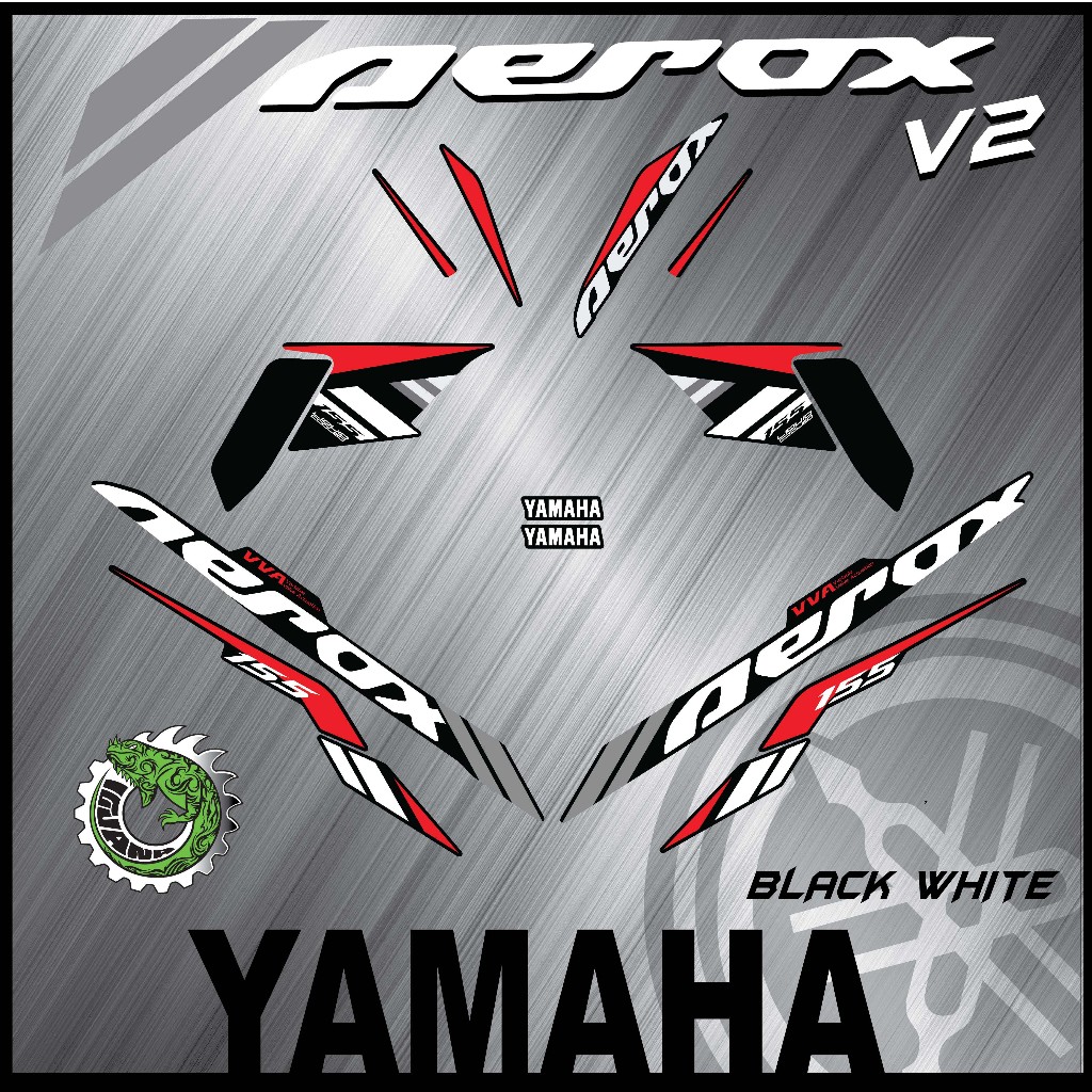 STRIPE MOTOR Yamaha NVX / AEROX V2 2021 (26) THAI CUSTOM STRIPE BODY ...