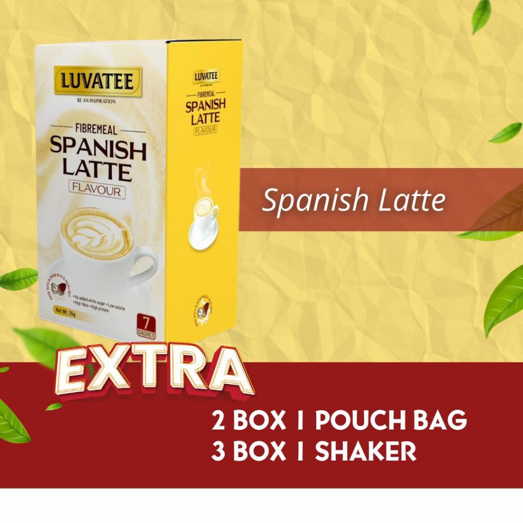 LUVATEE Almond Milk Premixed Drink Spanish Latte 7s x 20g with ...