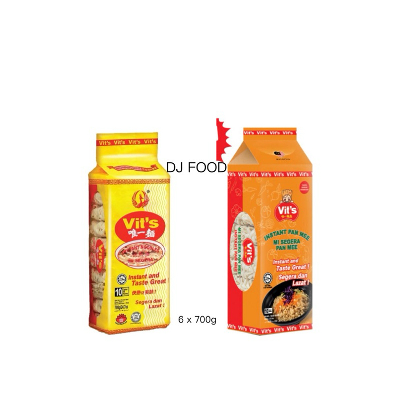 (Outer) Vit's Instant Noodles / Pan Mee Economy Pack 700g (Mi Kosong ...