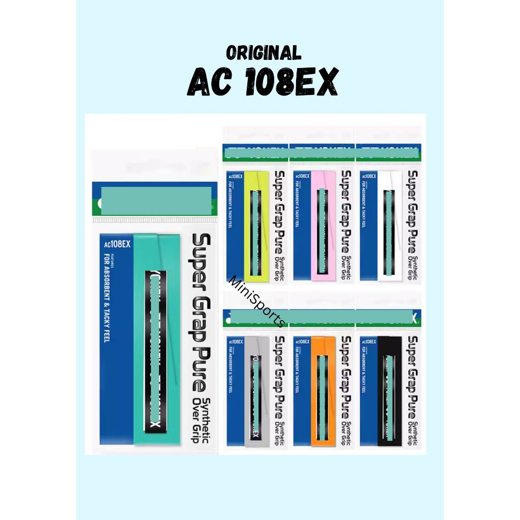 (100% Original) YY Badminton Overgrip AC 108EX | Shopee Malaysia