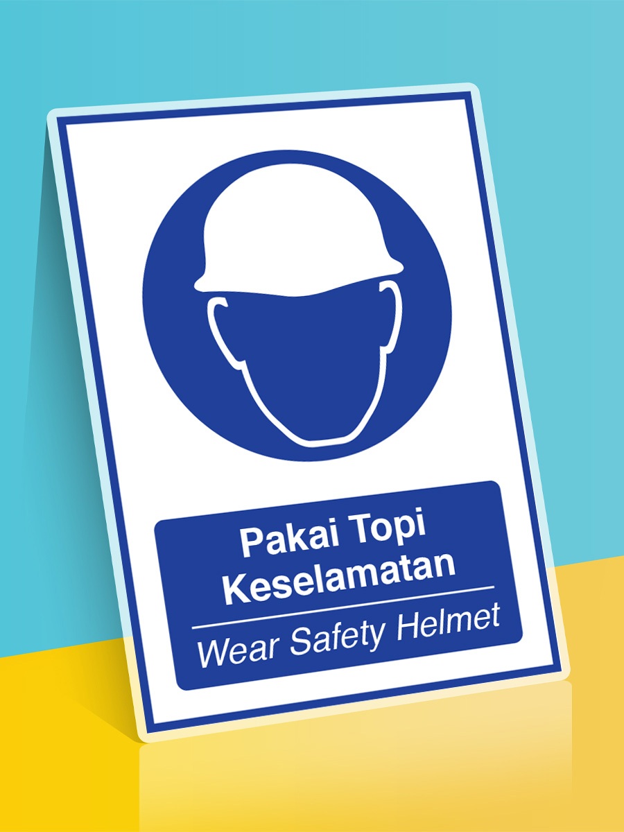 [Laminated Poster] A4 Size Papan Tanda Signage SAFETY SIGN TOOLS/POSTER ...
