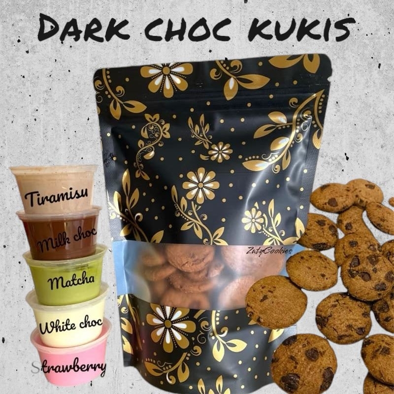 Dark kukis Celup 30pcs / kukis borong jenama sendiri | Shopee Malaysia