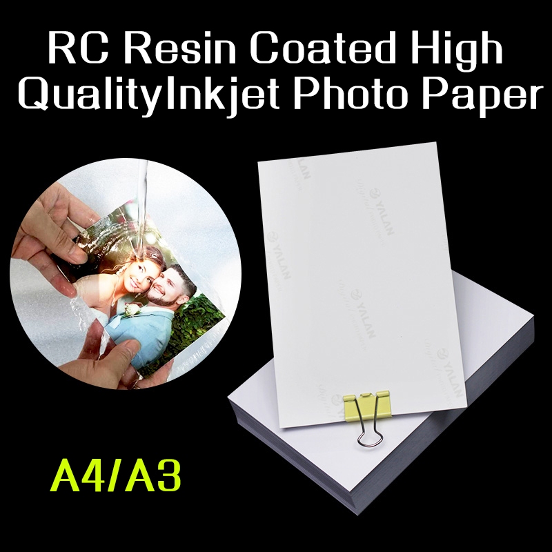 RC Resin Coated High Quality Inkjet Photo Paper A4 Glossy /Rough /Satin ...