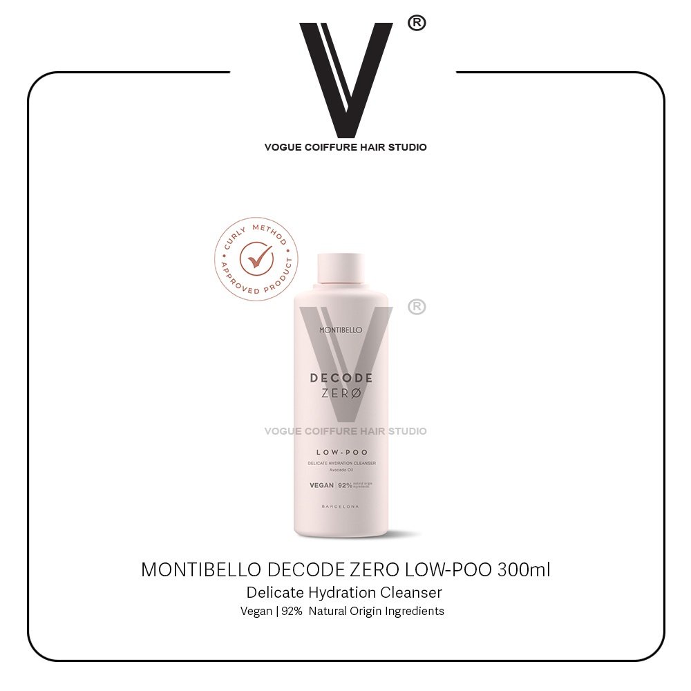 Montibello Decode Zero Low Poo Shampoo 300ml ( Delicate Hydrating Shampoo ) | Shopee Malaysia