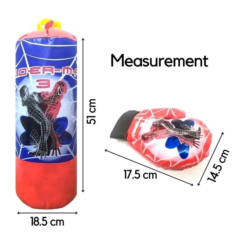 Spiderman Boxing Punching Bag Set For Kids | Shopee Malaysia