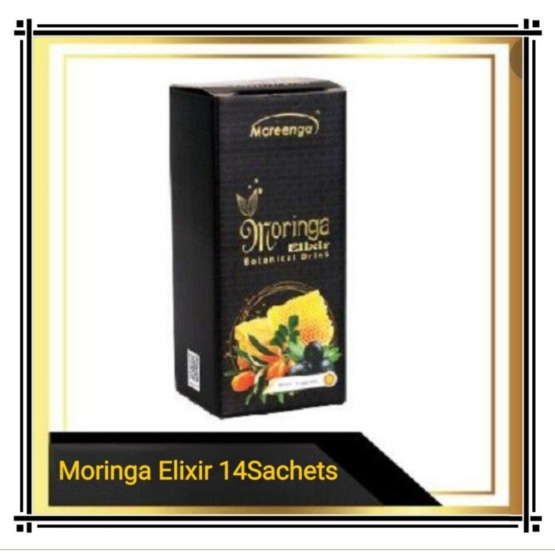 Maxpine Moringa Elixir Immunity Booster 瓶中钻 (14Sachets/Box) | Shopee ...
