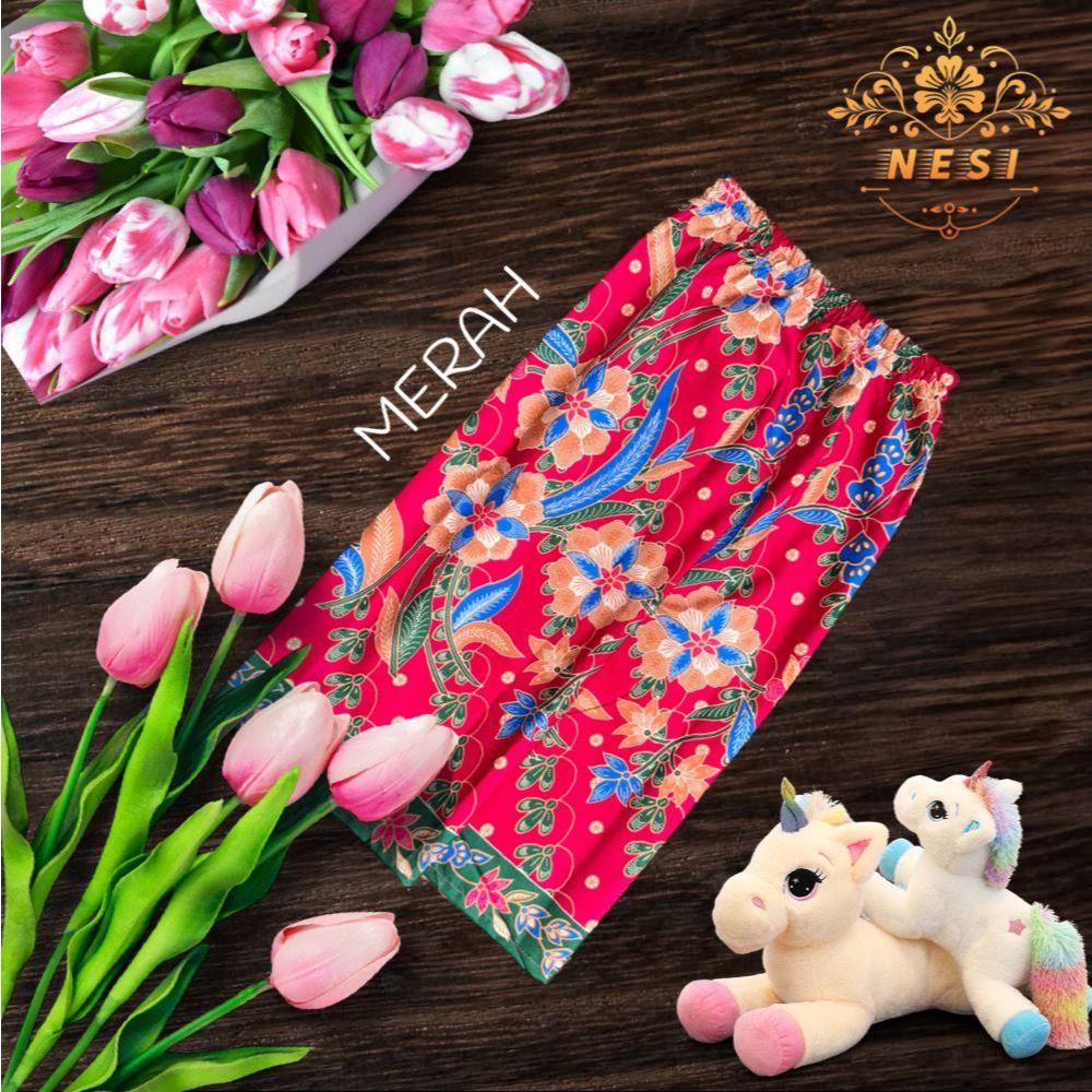 Kain Batik Instant Budak / Kain Sarong Batik / Skirt Budak Baju Opah ...