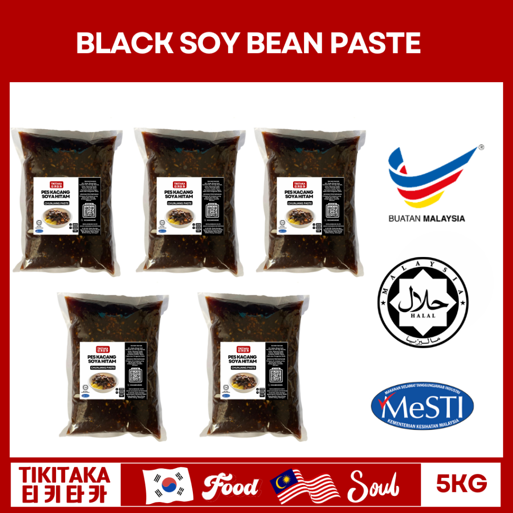 [HALAL] 5KG Chunjang (Black Soya Bean Paste Jajangmyeon) | Shopee Malaysia