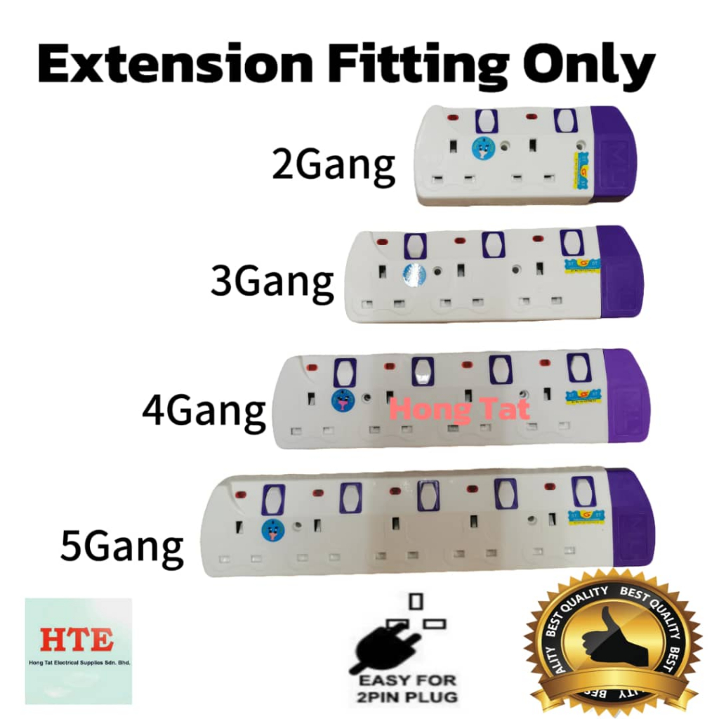 Socket Body Only 2 3 4 5 Way Trailing Extension Socket Extension Diy Extension Socket Electric