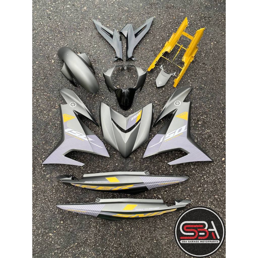 COVER SET Y15ZR SNIPER GREY MATT YELLOW 2021 COVERSET PREMIUM EDITION ...