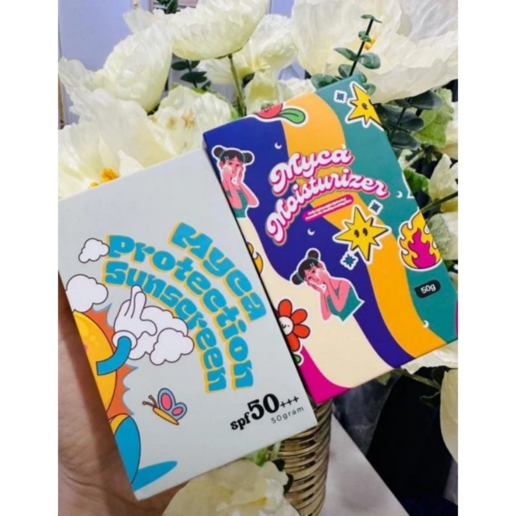 MYCA PROTECTION SUNSCREEN 50G | MYCA MOISTURIZER 50G | Shopee Malaysia