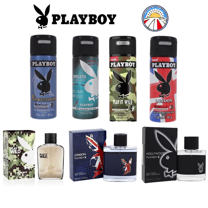 ORIGINAL Playboy London EDT Perfume 100ml & Playboy London, King of The ...