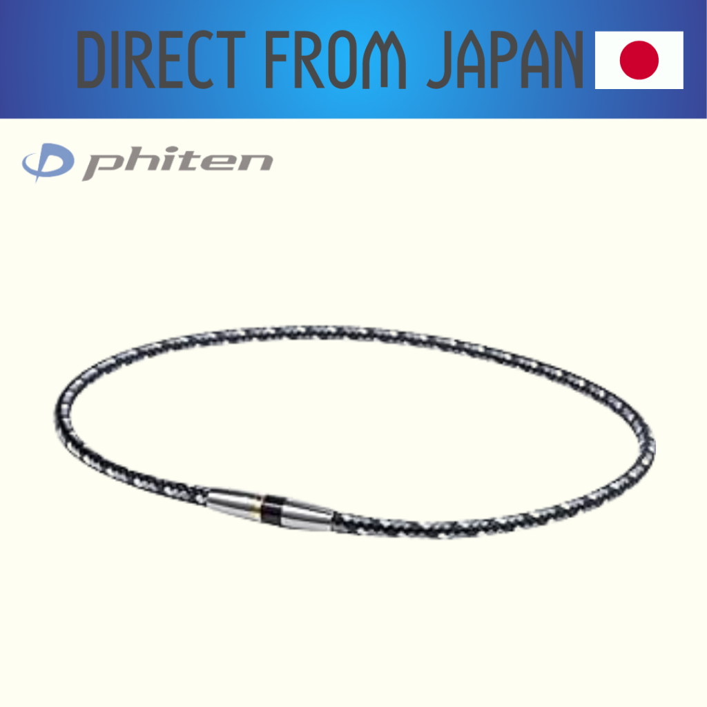 Phiten Unisex Adult Titanium Necklace RAKUWA Neck X50 High End III 50cm ...
