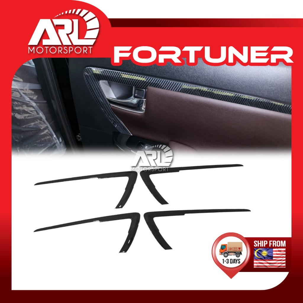 Toyota Fortuner AN150 Door Carbon Panel Protector Side Front Rear Door ...