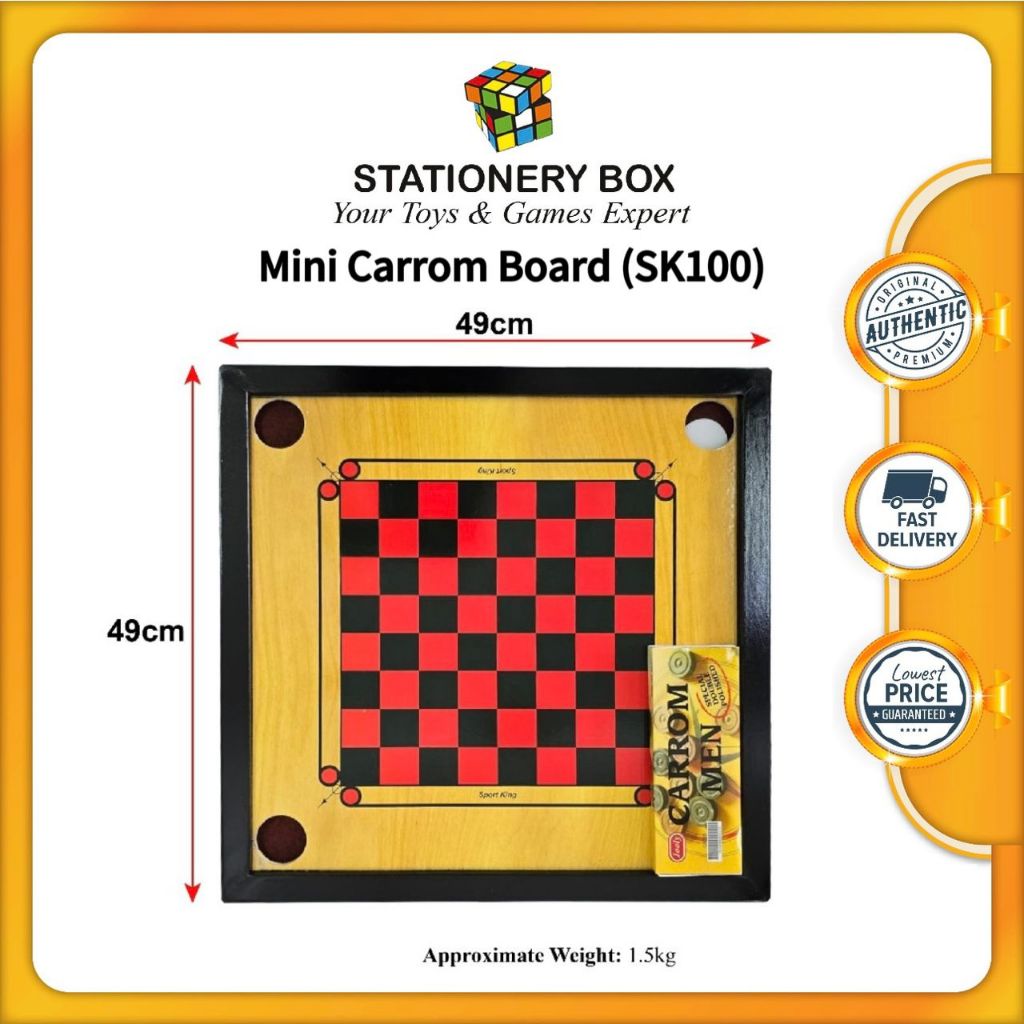 Mini carrom board SK100 | Shopee Malaysia