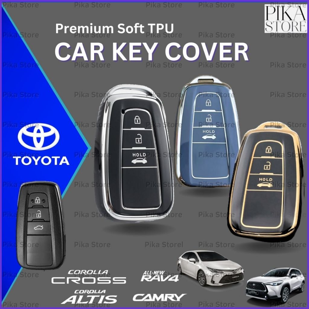Toyota Cross Key Cover Corolla Altis RAV 4 Camry Keyless Remote Key ...