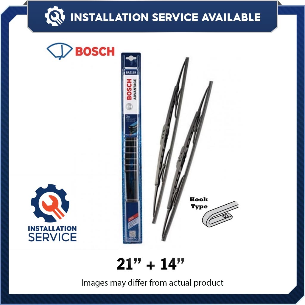 BOSCH 1SET-U HOOK BA2114 AXIA/BEZZA/ALMERA WIPER | Shopee Malaysia