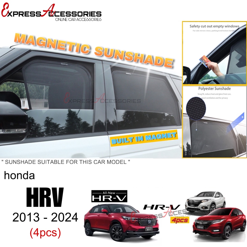 Magnetic Sunshade suitable for Honda HRV 2013 - 2022 HRV RS Turbo NEW ...