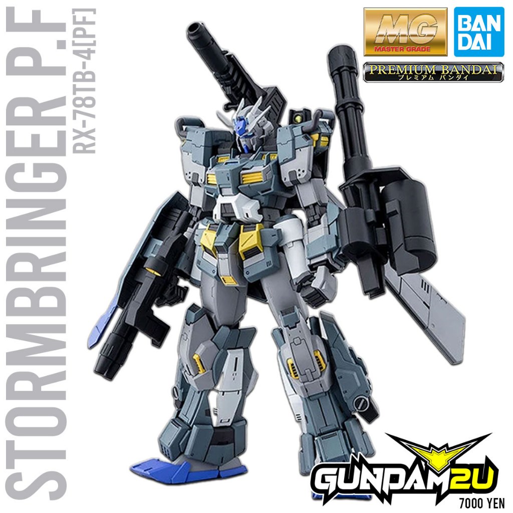 P-BANDAI MG 1/100 Gundam Stormbringer P.F - Plastic Model Kit Master ...