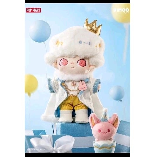 Popmart Dimoo Cloud brithday party Cotton doll plushie doll泡泡玛特5 ...
