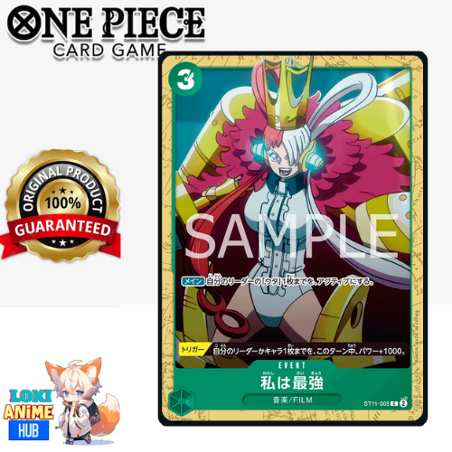 Original I'm invincible (Parallel) ST11-005 C optcg one piece card game ...