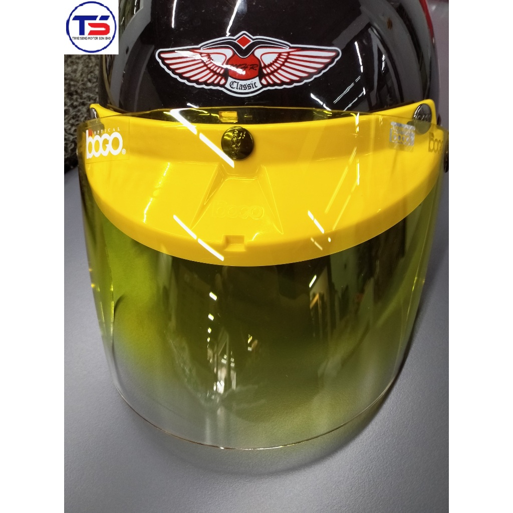 Bikko Crystal 3 / 5 button two tone visor for Helmet SGV MHR MS88 ...