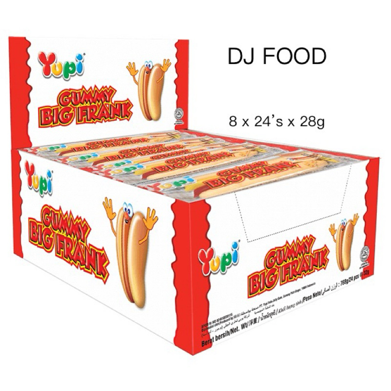 (Outer) Yupi BIG FRANK 24’s x 28g | Shopee Malaysia