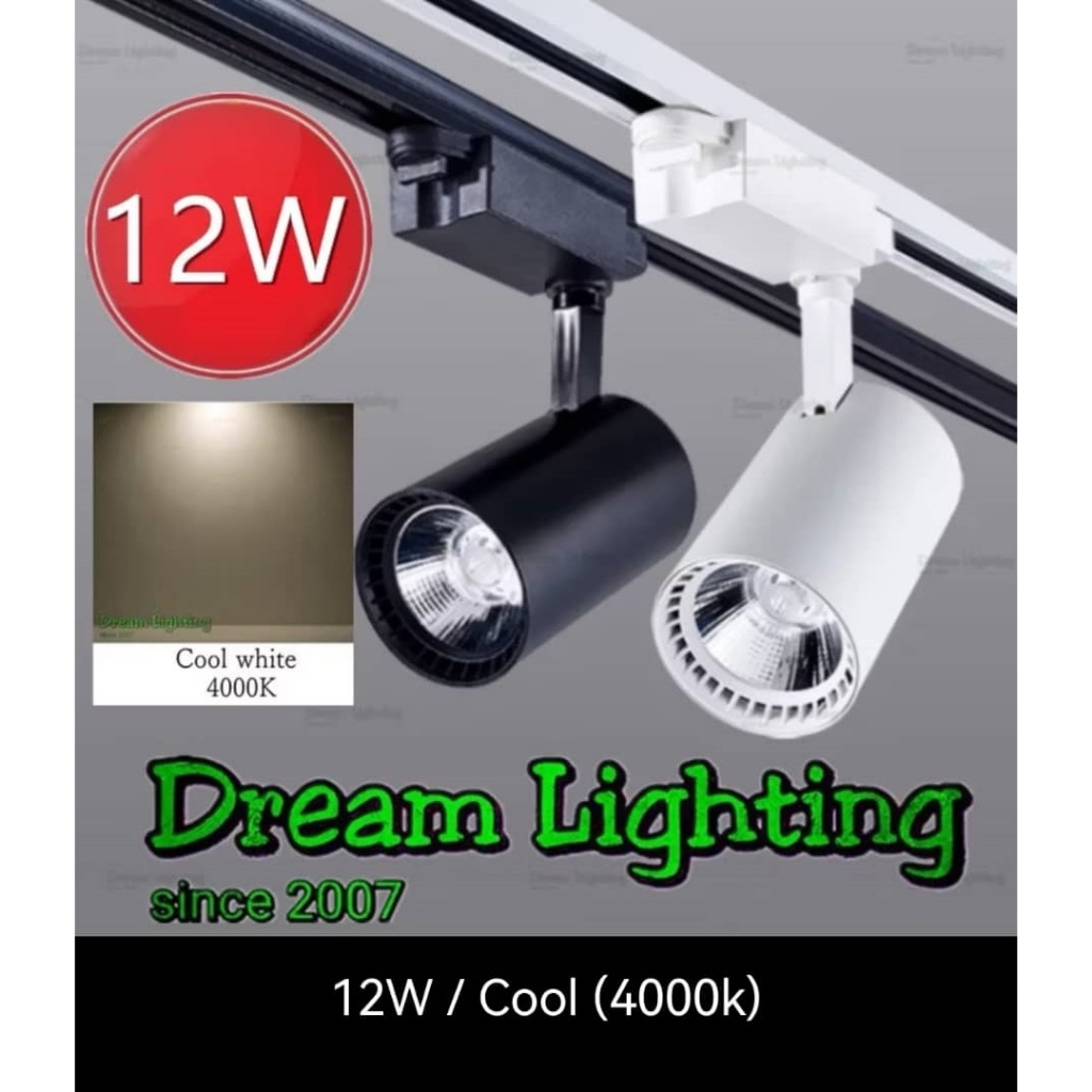 LED Magnetic Track Light Magnet 4000K Pendant Lamp Grille Folding Flood ...