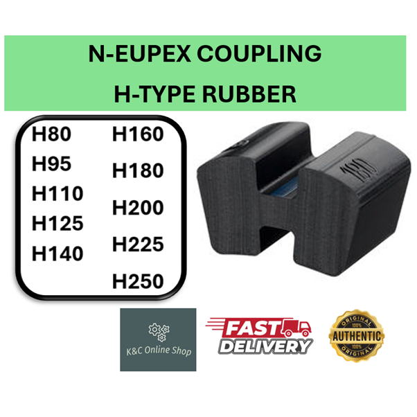 H Coupling Rubber H80,95,110,160,180,200,225,250 N-Eupex, H type Coupling, Rubber Coupling ...