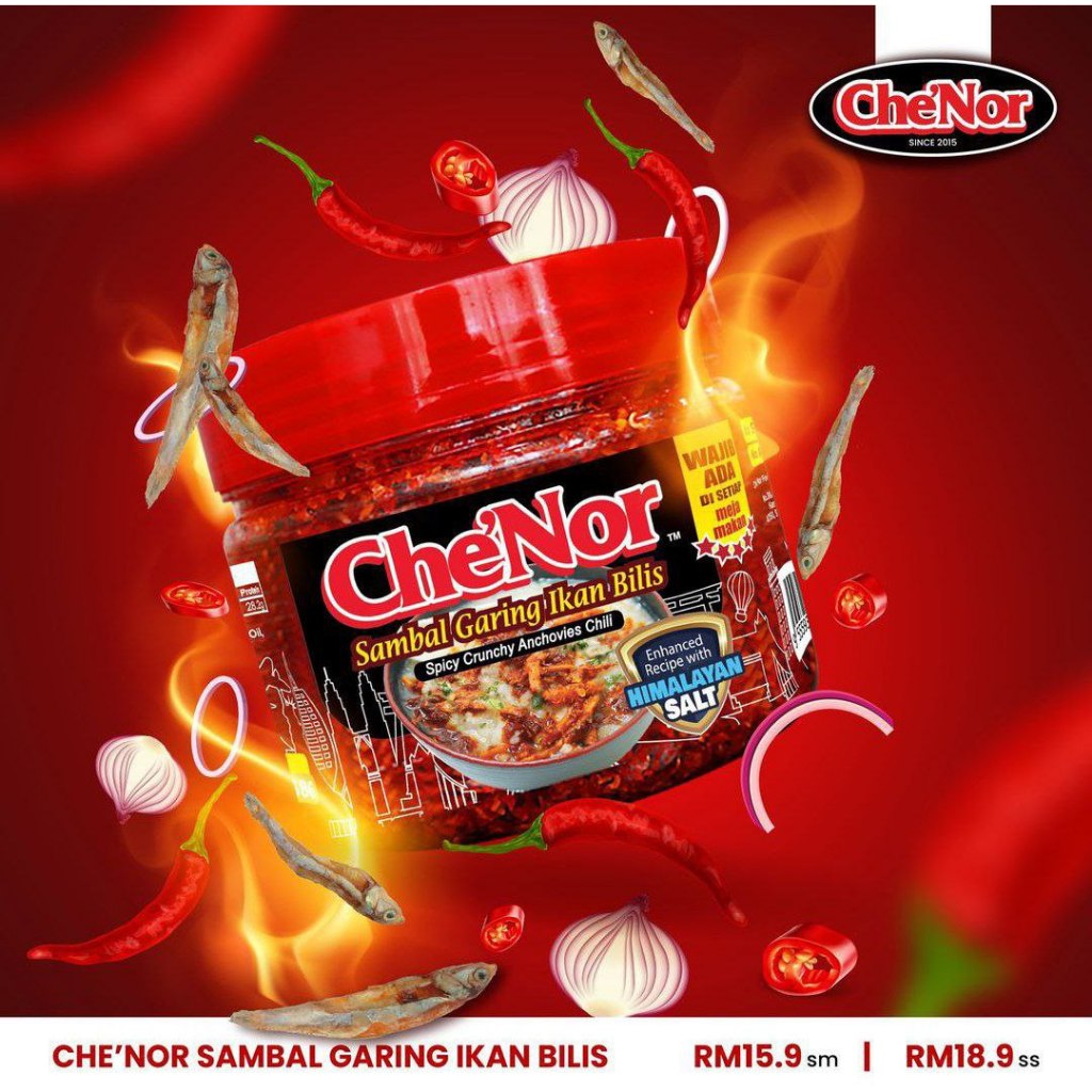 Che'Nor Sambal Garing Ikan Bilis Che Nor 160g | Shopee Malaysia