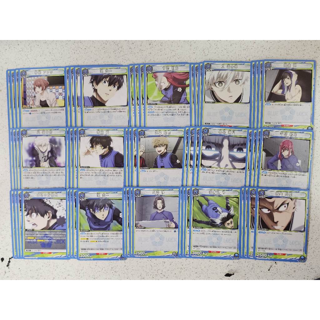 【Gemi-Knight】UNION ARENA Blue Lock BLUE UC set (Damage) | Shopee Malaysia