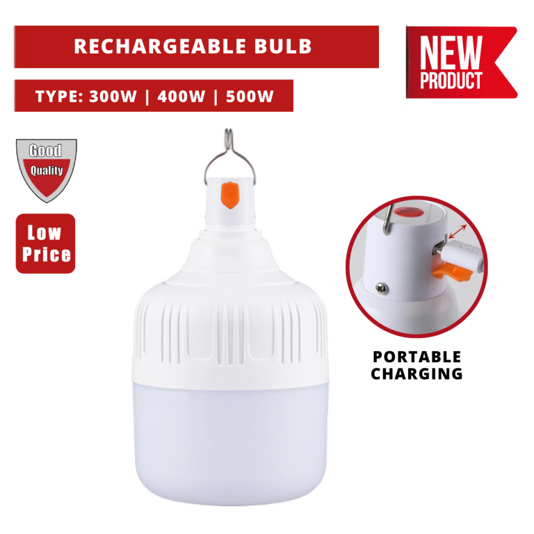 [READY STOCK] Rechargeable Light Bulb Square | Shopee Malaysia