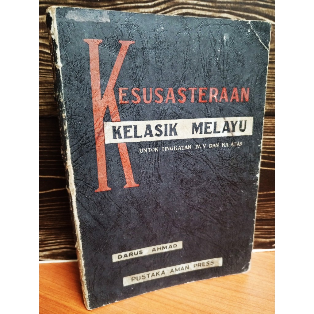 ##VINTAGE BOOK ## Kesusasteraan Kelasik Melayu Untuk Tingkatan IV, V ...