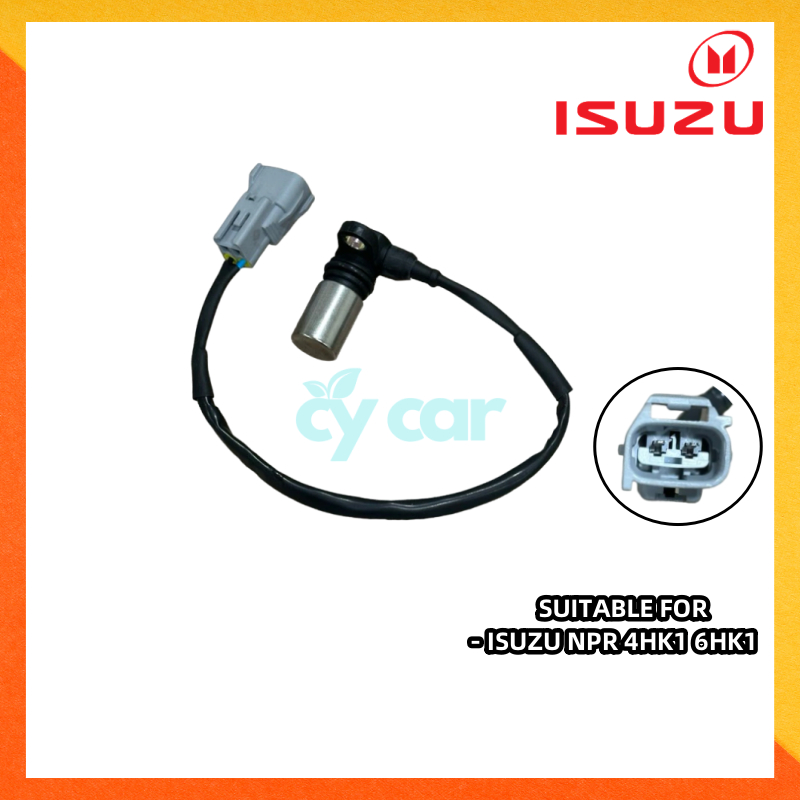 ISUZU NPR 4HK1 6HK1 CRANK SHAFT SENSOR # TIMING SENSOR (2 PIN) | Shopee ...
