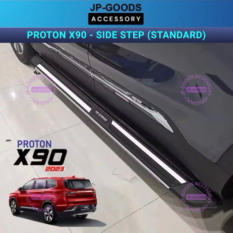 PROTON X90 Standard Running Board Door Side Step Assist Aluminium With ...