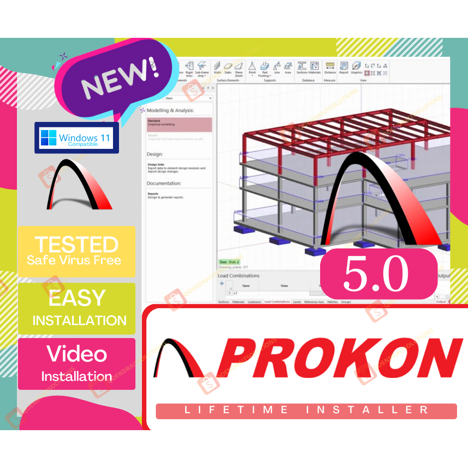 PROKON 𝟱.𝟬 🔥 Latest 2022 | For Windows | Structural Engineering | Video ...