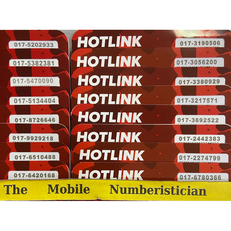 Maxis 017 Hotlink ViP Special Number Unlimited Prepaid | Shopee Malaysia