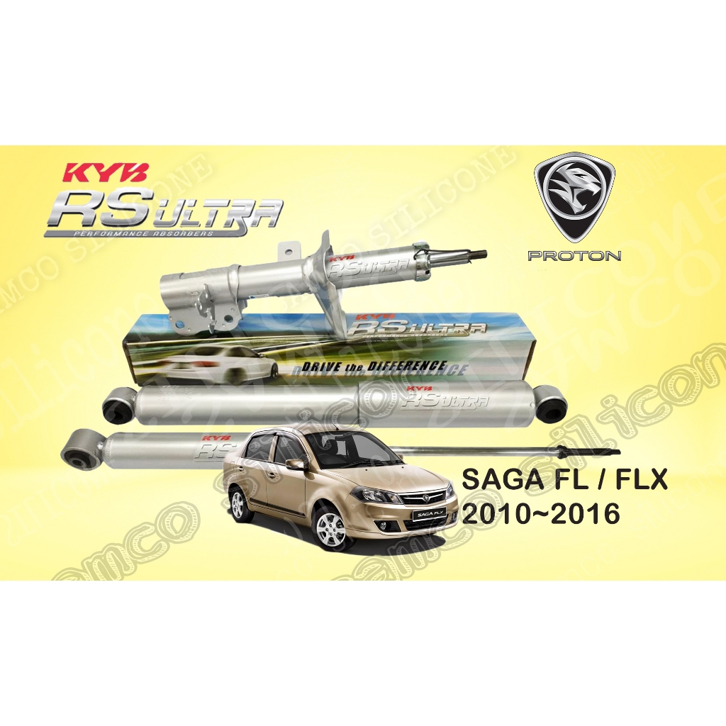 KAYABA KYB RS Ultra Proton Saga FLX / FL 1.3 '11 Front & Rear ...
