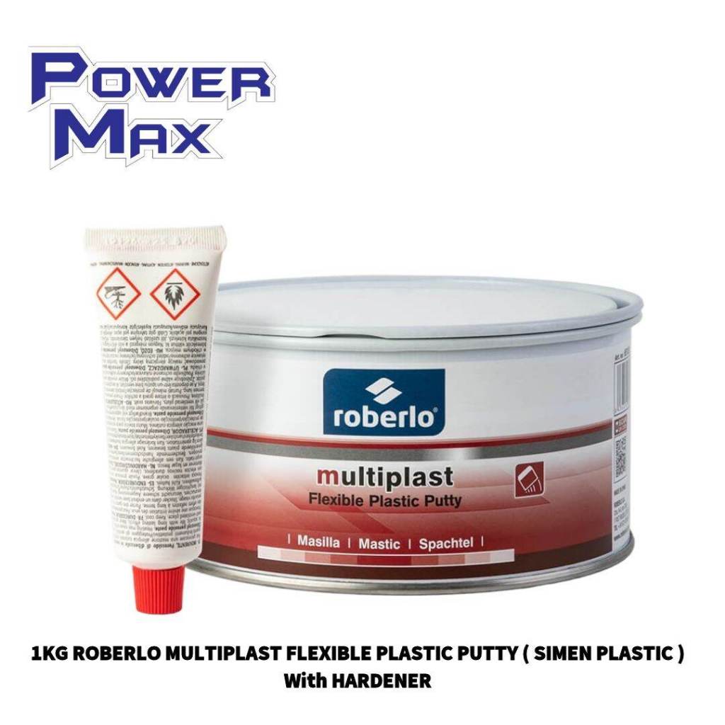 ROBERLO MULTIPLAST FLEXIBLE PLASTIC PUTTY ( SIMEN PLASTIC ) 1KG With ...