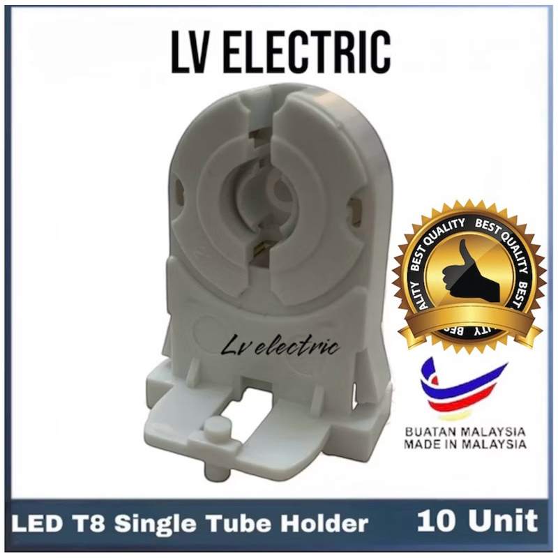 LED T8 Single Tube Holder(10 unit) | Shopee Malaysia